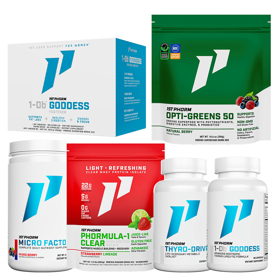 Lactose-Free Fat Loss Essentials Stack For Women – 1st Phorm