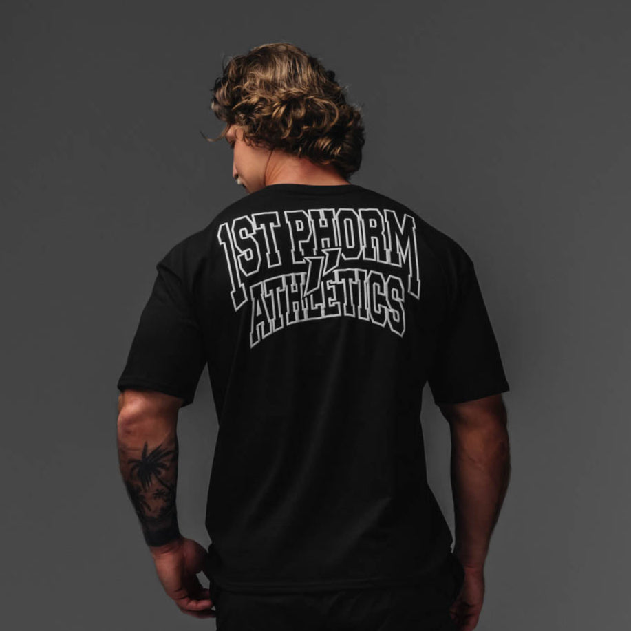 Athletics Crest Oversized Tee – 1st Phorm