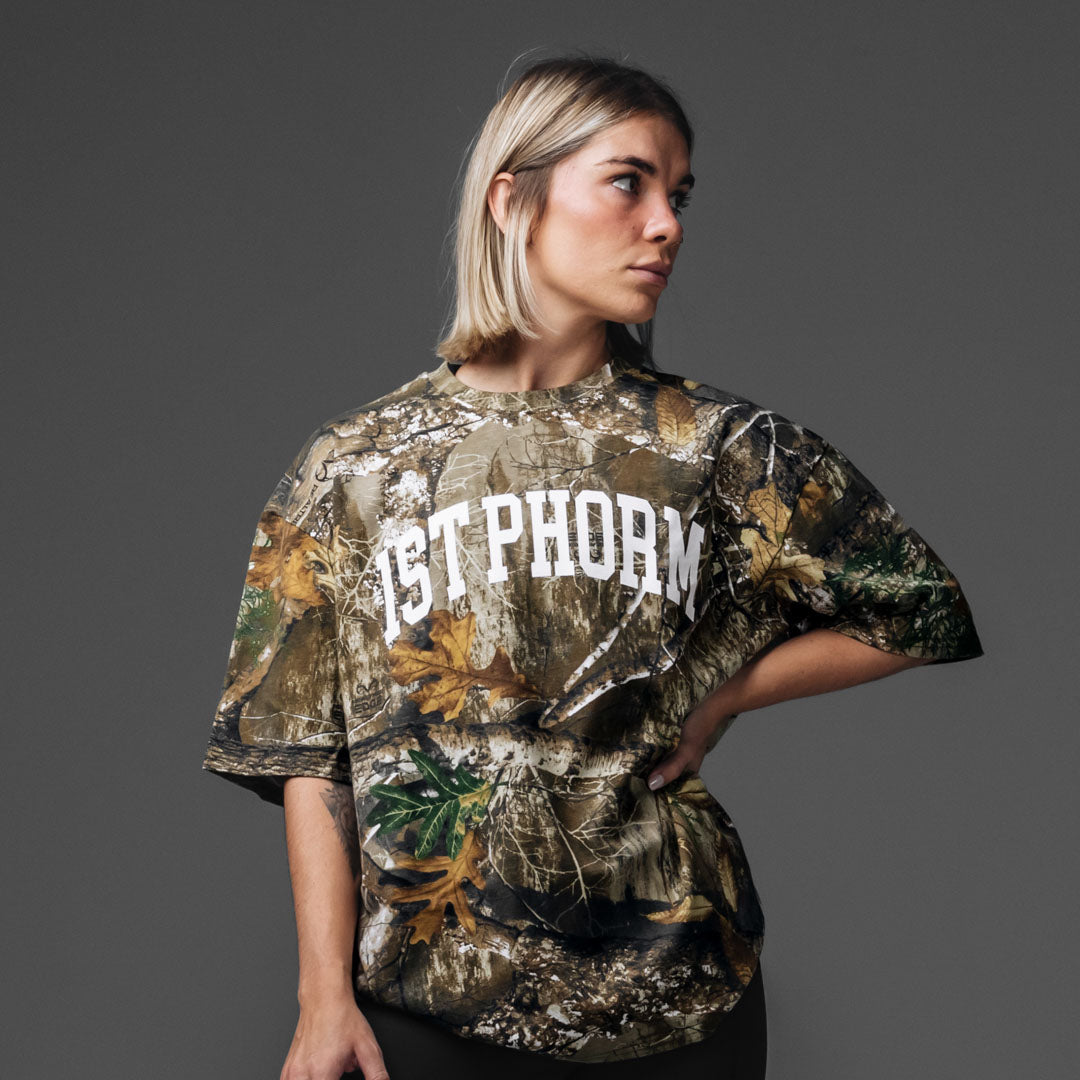 RealTree Varsity Oversized Tee – 1st Phorm