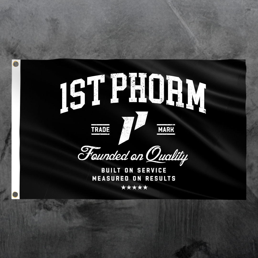 Crest Founded On Quality Flag – 1st Phorm